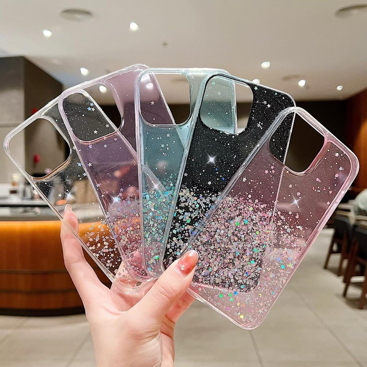 Buy Tivenfezk Nadoli for iPhone 12 Pro - Glitter Astronaut Stand Shell ...