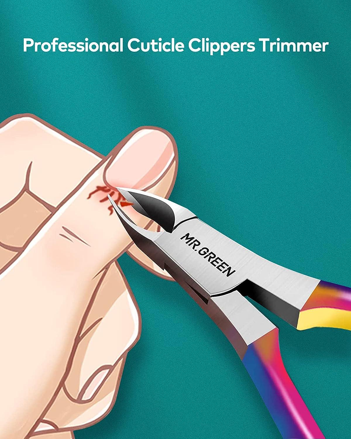 Professional Cuticle Trimmer and Nipper Set - Stainless Steel Cuticle ...