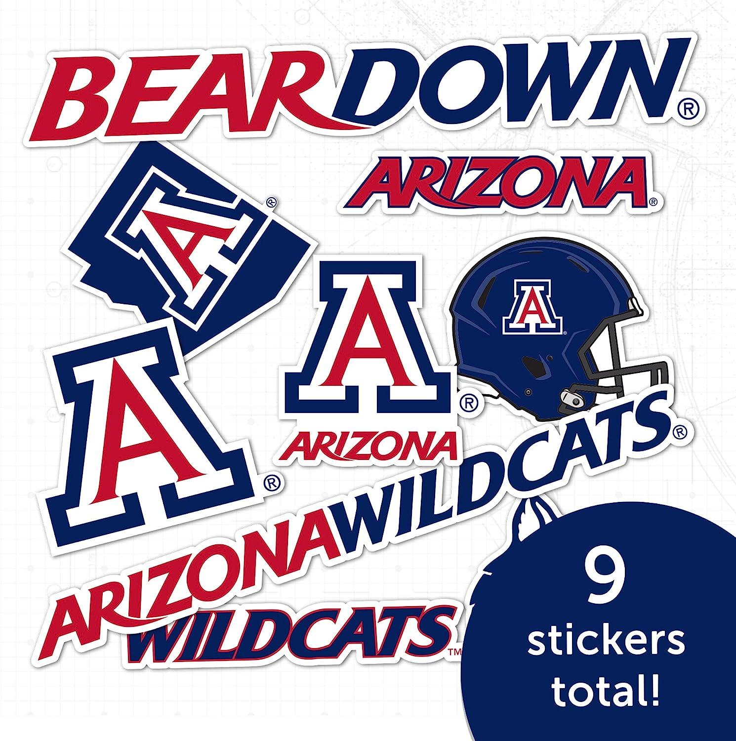 University of Arizona Wildcats Sticker - Vinyl Decal for Laptop, Water ...