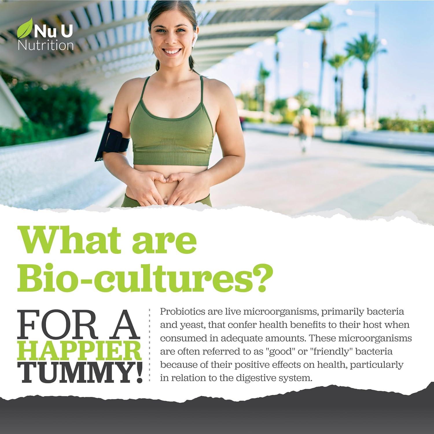 Bio Cultures Probiotics 60 Billion CFU - 60 Capsules - 2 Month Supply ...