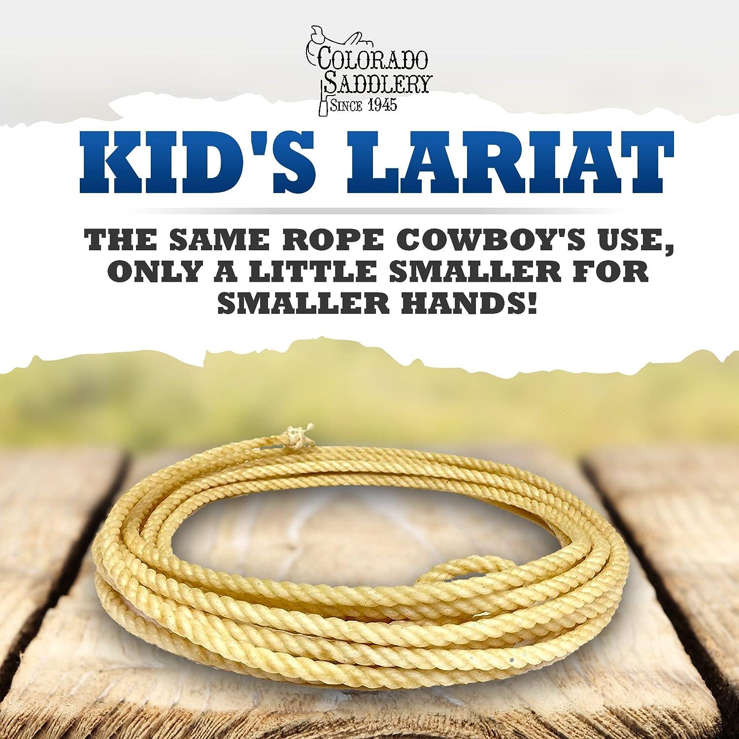 Colorado Saddlery Kid's Lariat | Pro Feel Genuine Honda Knot Rope ...
