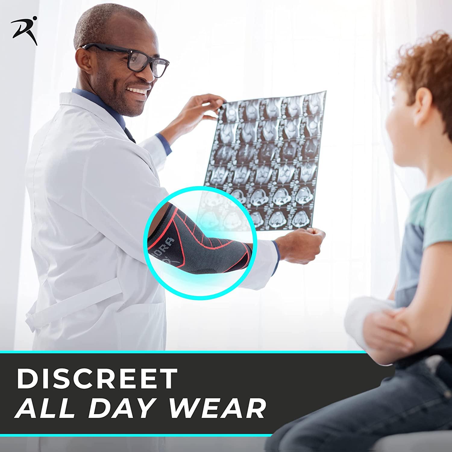 Rymora Fitness Elbow Brace - Compression Support Sleeve for Tendonitis ...