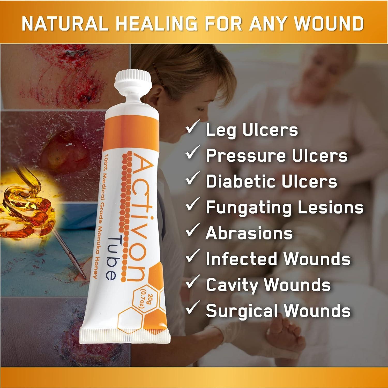 Activon Manuka Honey Gel Tube - Medical Grade Natural Wound Healing - 0 ...