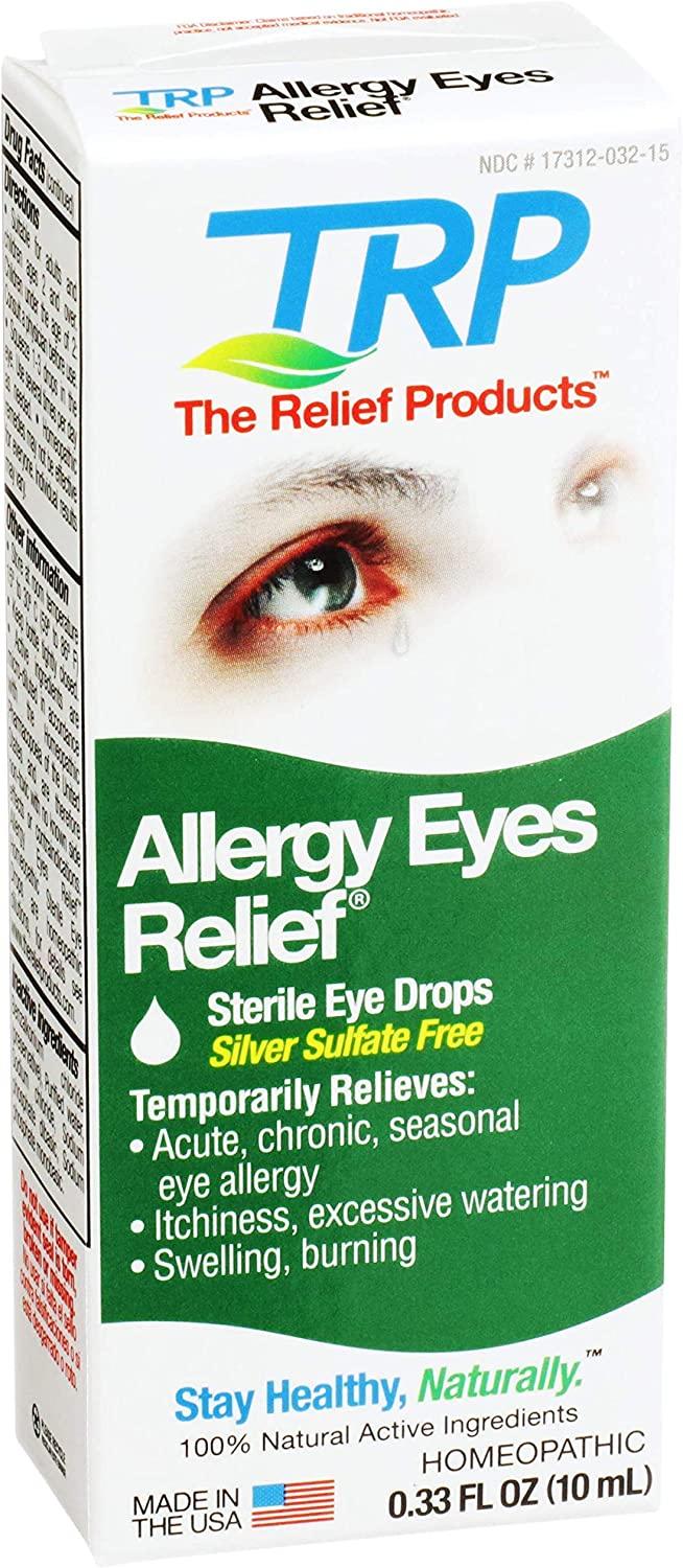 Relief Products Allergy Eyes Relief Eye Drops - 0.33 Fl. Oz | Sterile ...