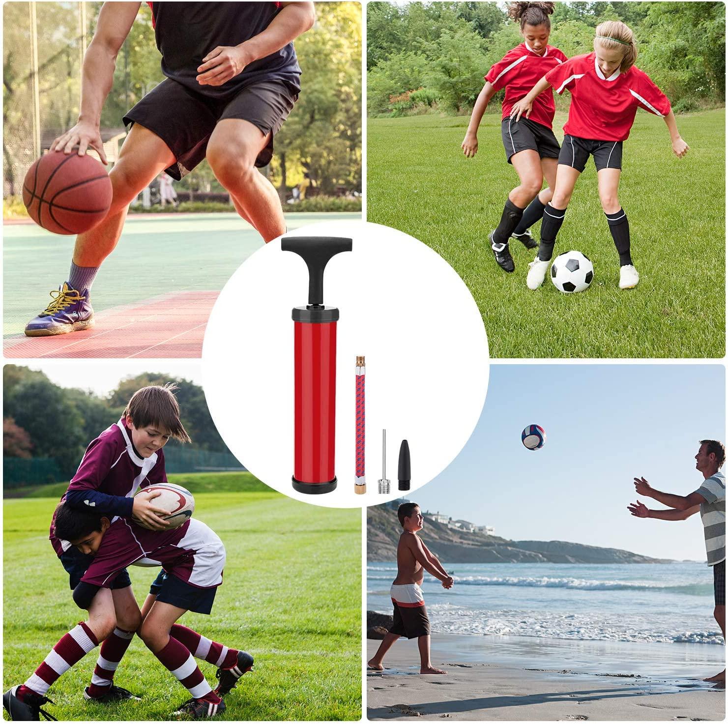 Awpeye 3 Set Ball Pump - Portable Hand Air Inflator Kit for Soccer ...