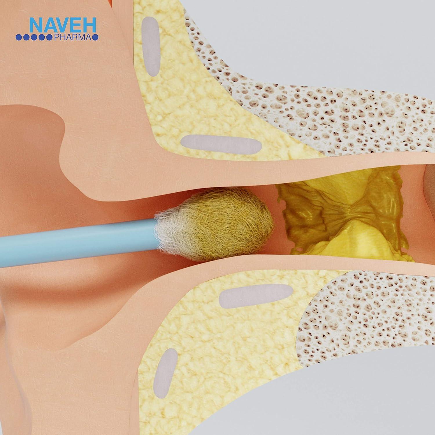 Naveh Pharma CleanEars Earwax Removal Spray + Otic Guard Ear Infection ...