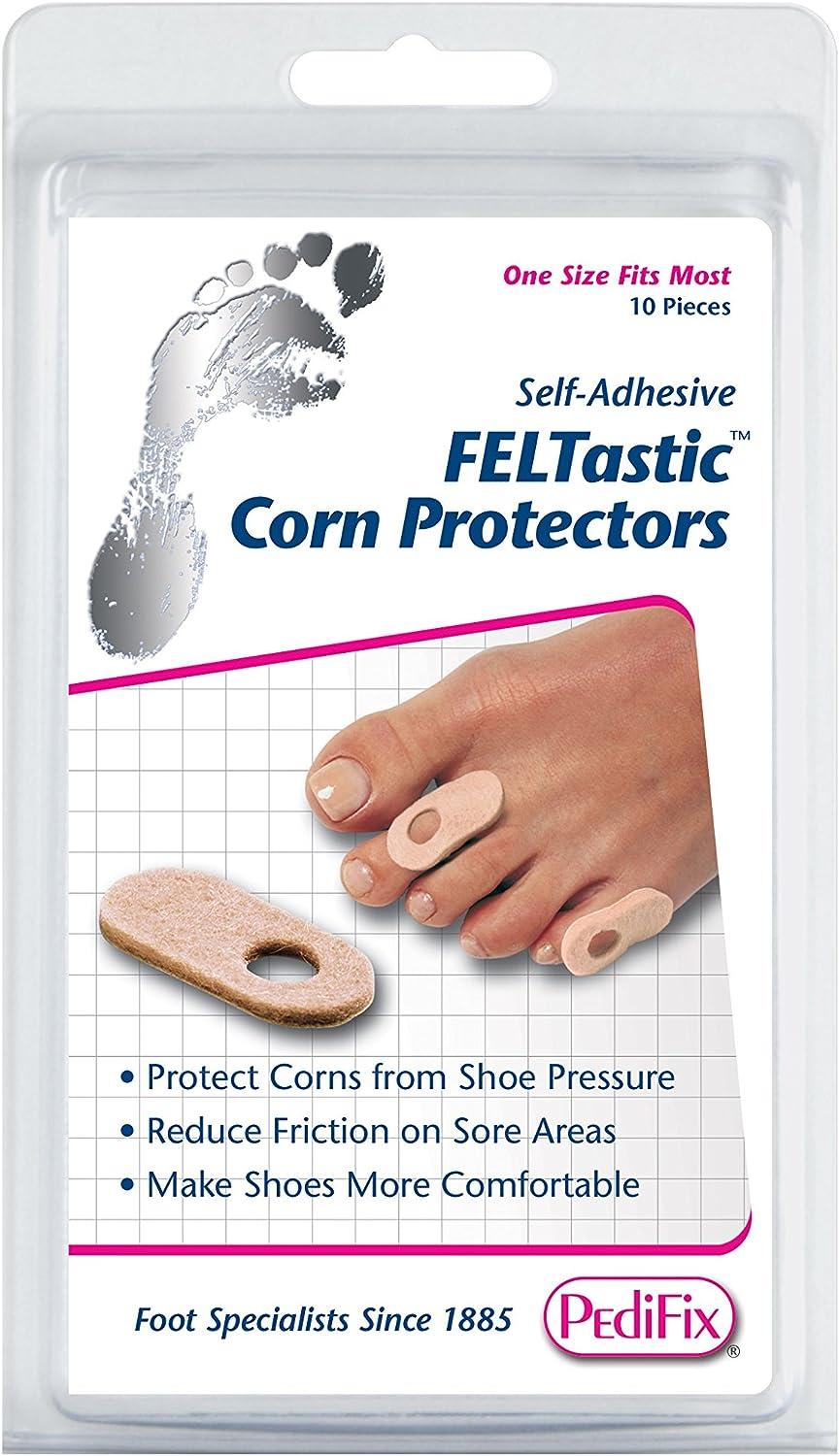 PediFix Felt Corn Protectors - 10 Count | Effective Corn Relief ...