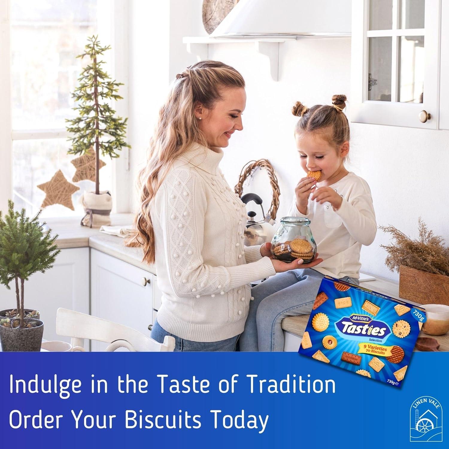 McVities Tasties Biscuit Selection Assorted Biscuits Box 70 Biscuits 9 ...