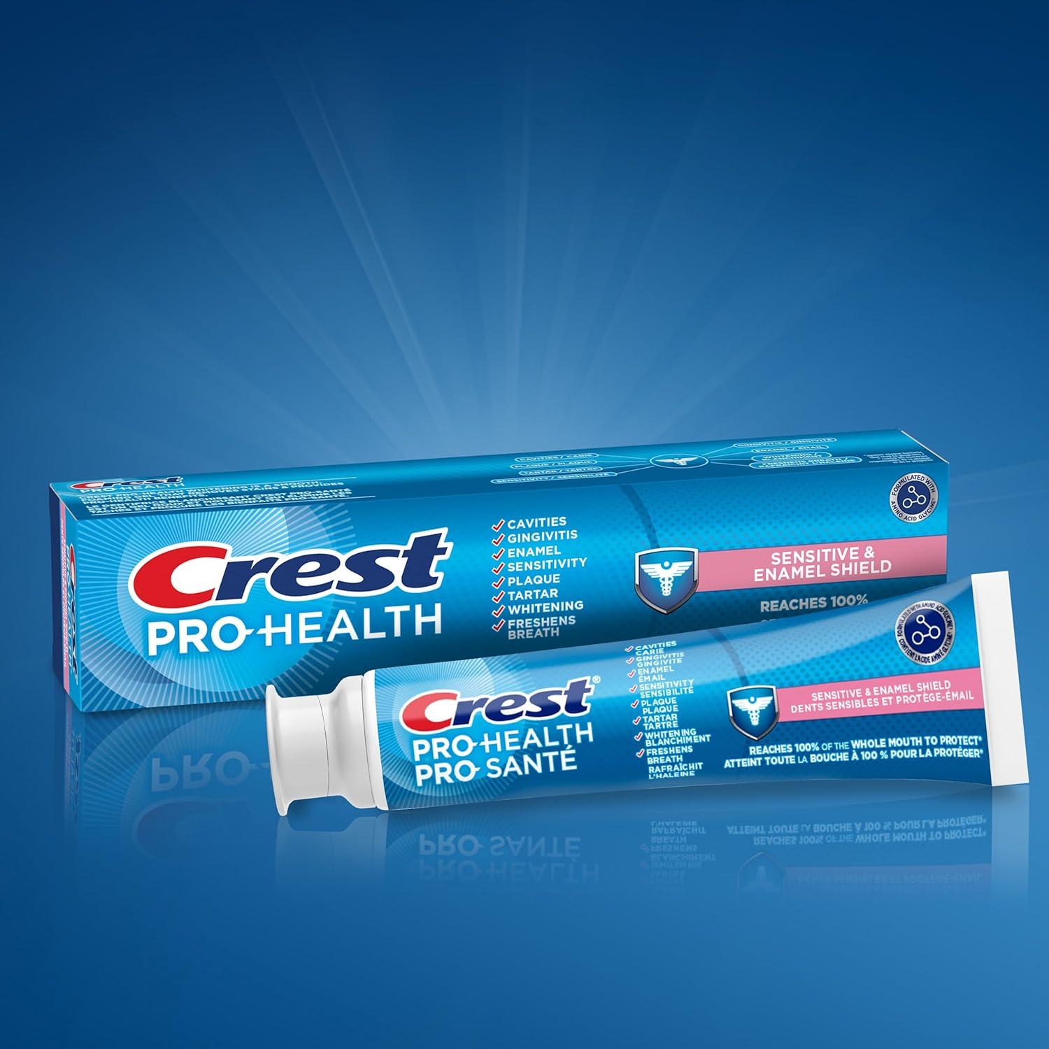 Crest Pro-Health Sensitive and Enamel Shield Flouride Toothpaste - 130 ...