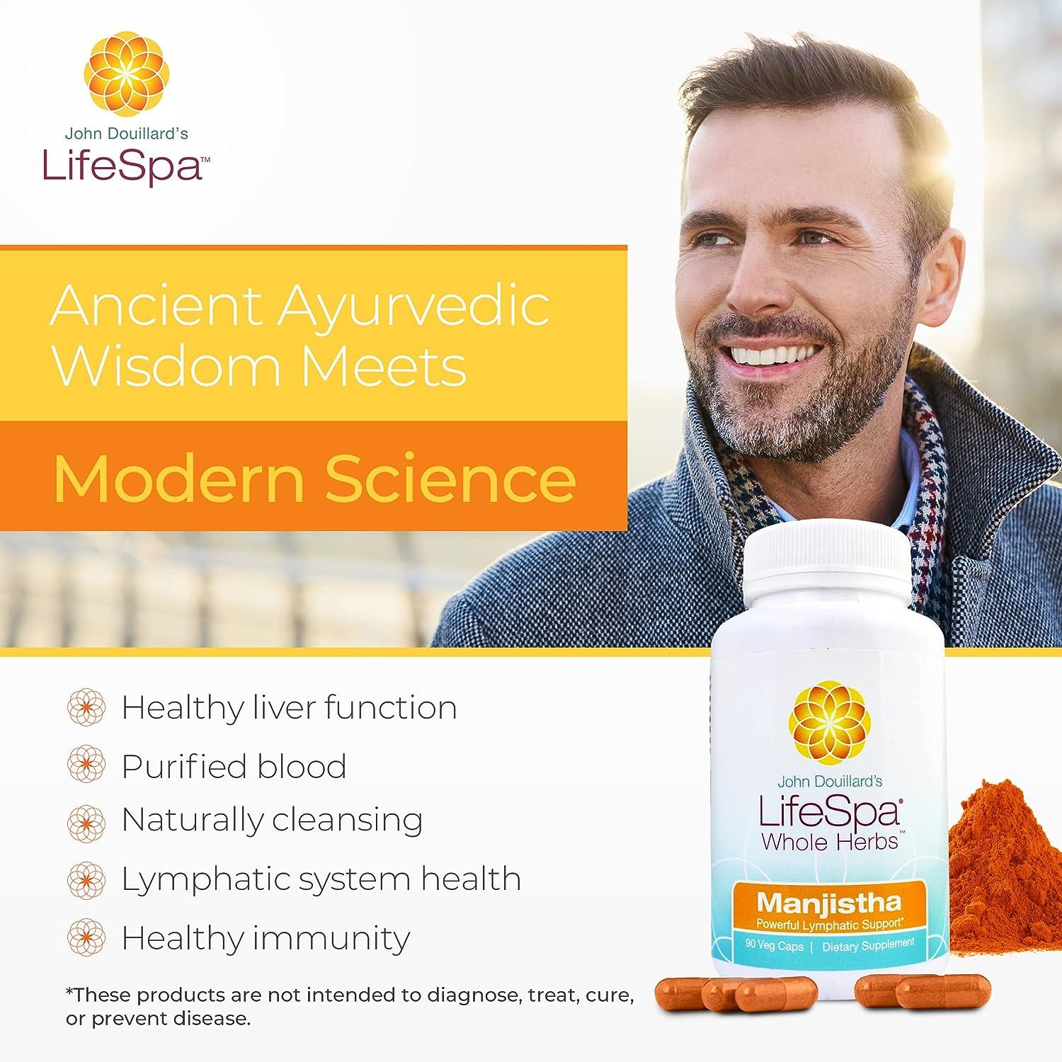 LifeSpa Manjistha Capsules - Liver Cleanse & Lymphatic Support | Vegan ...