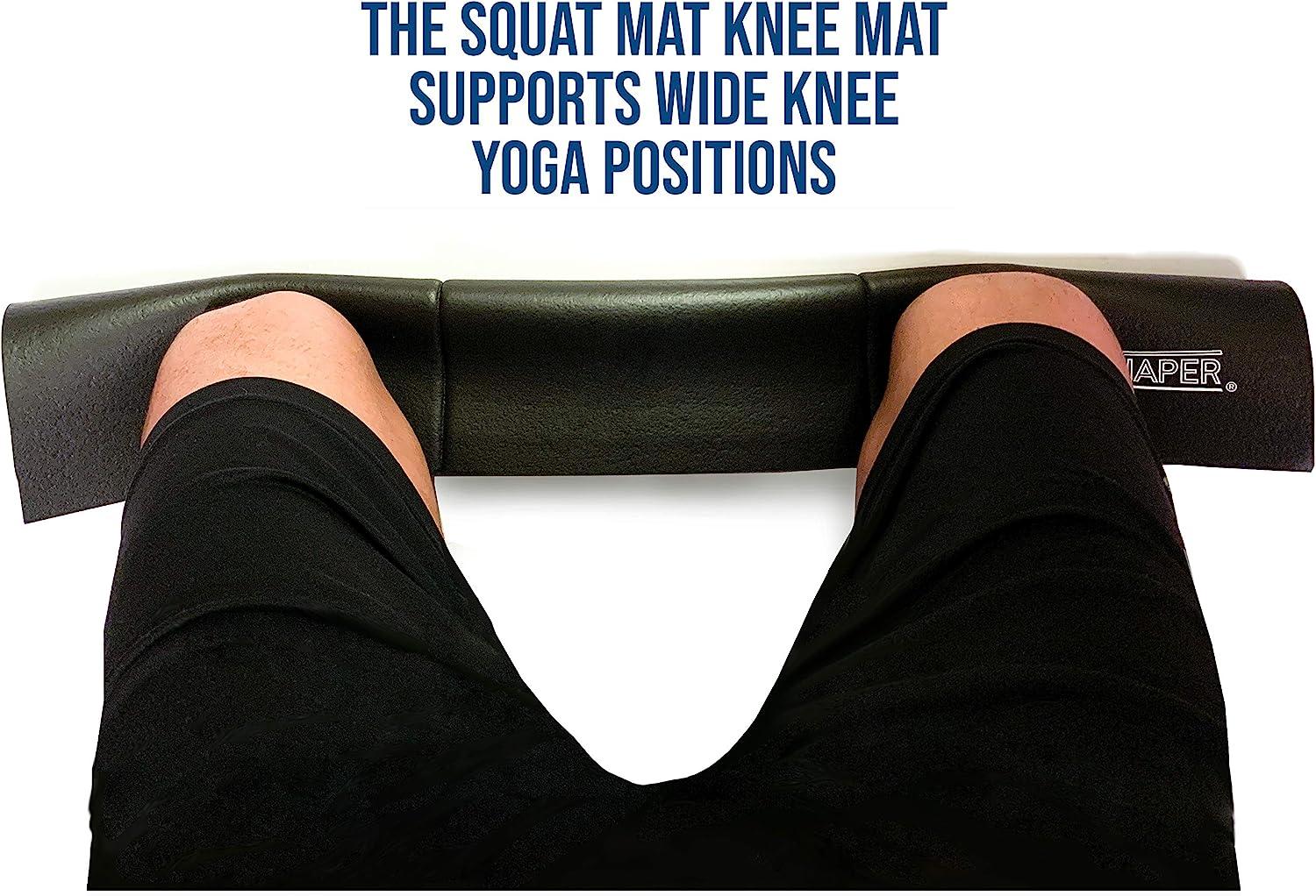 SmithShaper Squat Mat Knee Pad - 30.75 Length - Leg Muscle Targeting ...