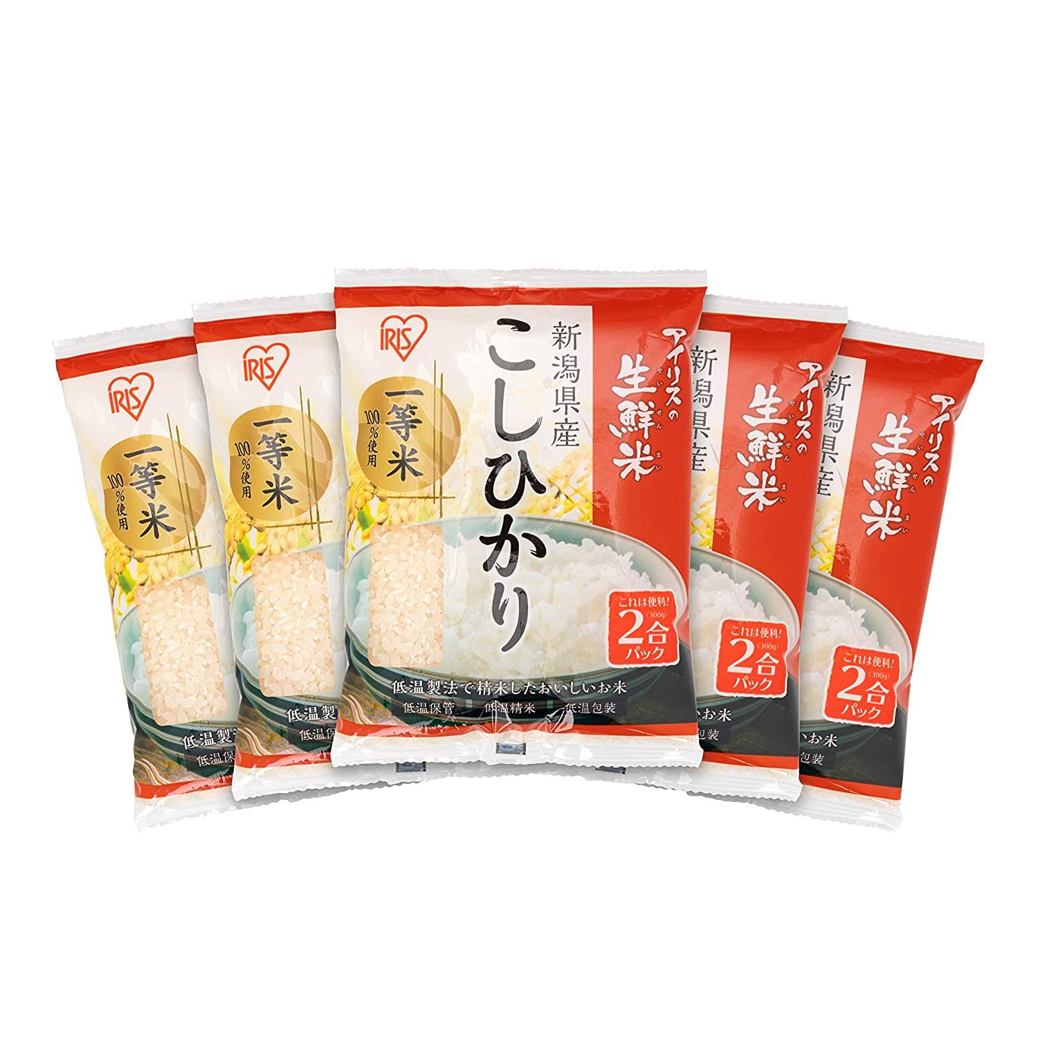 Iris USA Inc. Koshihikari Niigata Japanese Premium Short Grain White Rice 3 lbs - Product of ...