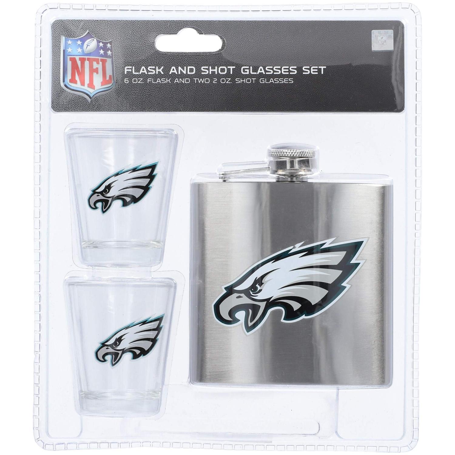 Philadelphia Eagles Flask and Shot Glass Set - Pro Specialties Group | Buy Now with Express ...