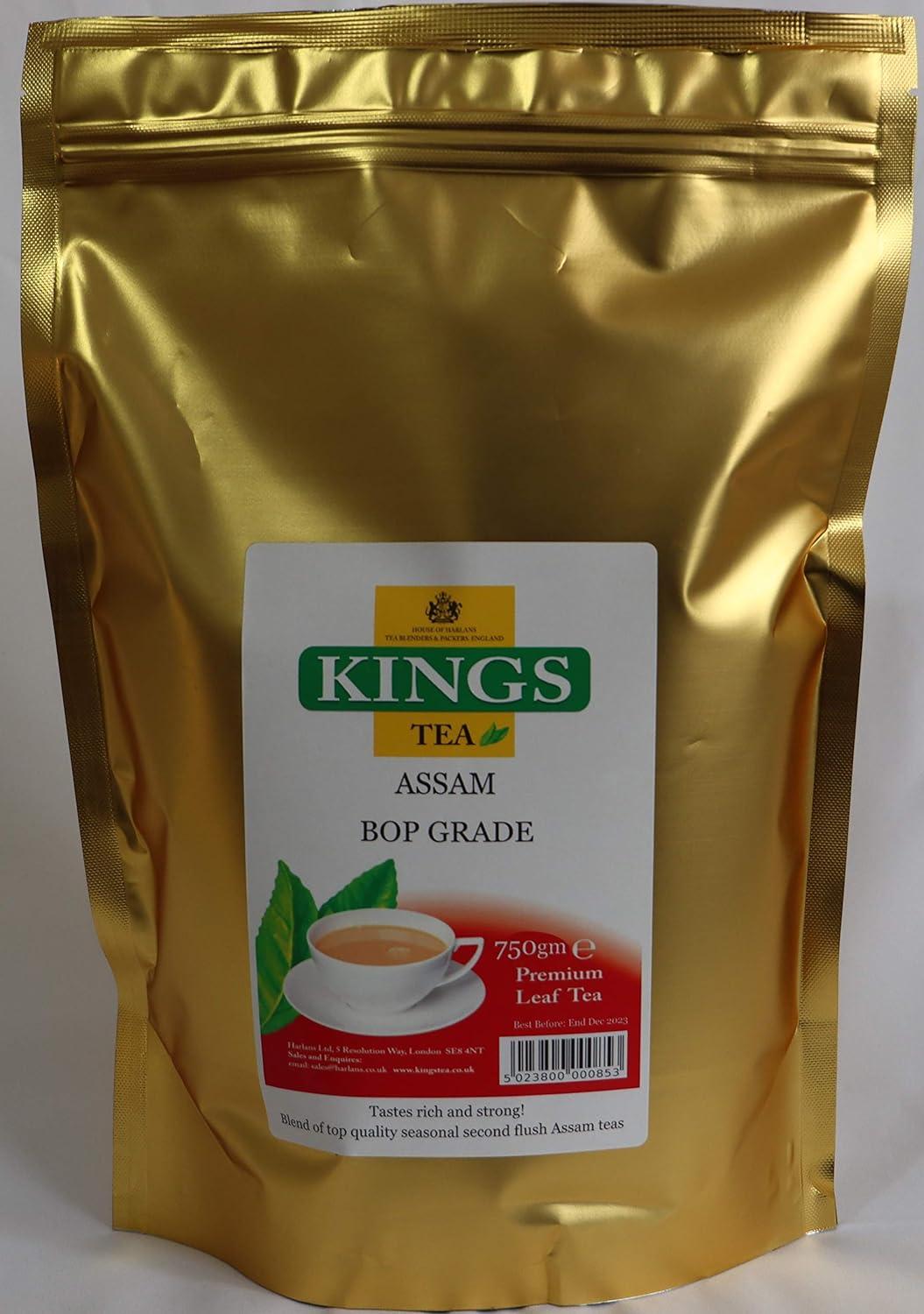 KINGS TEA ASSAM BOP GRADE LARGE LEAF LOOSE TEA 750 Gms | Buy Now with ...