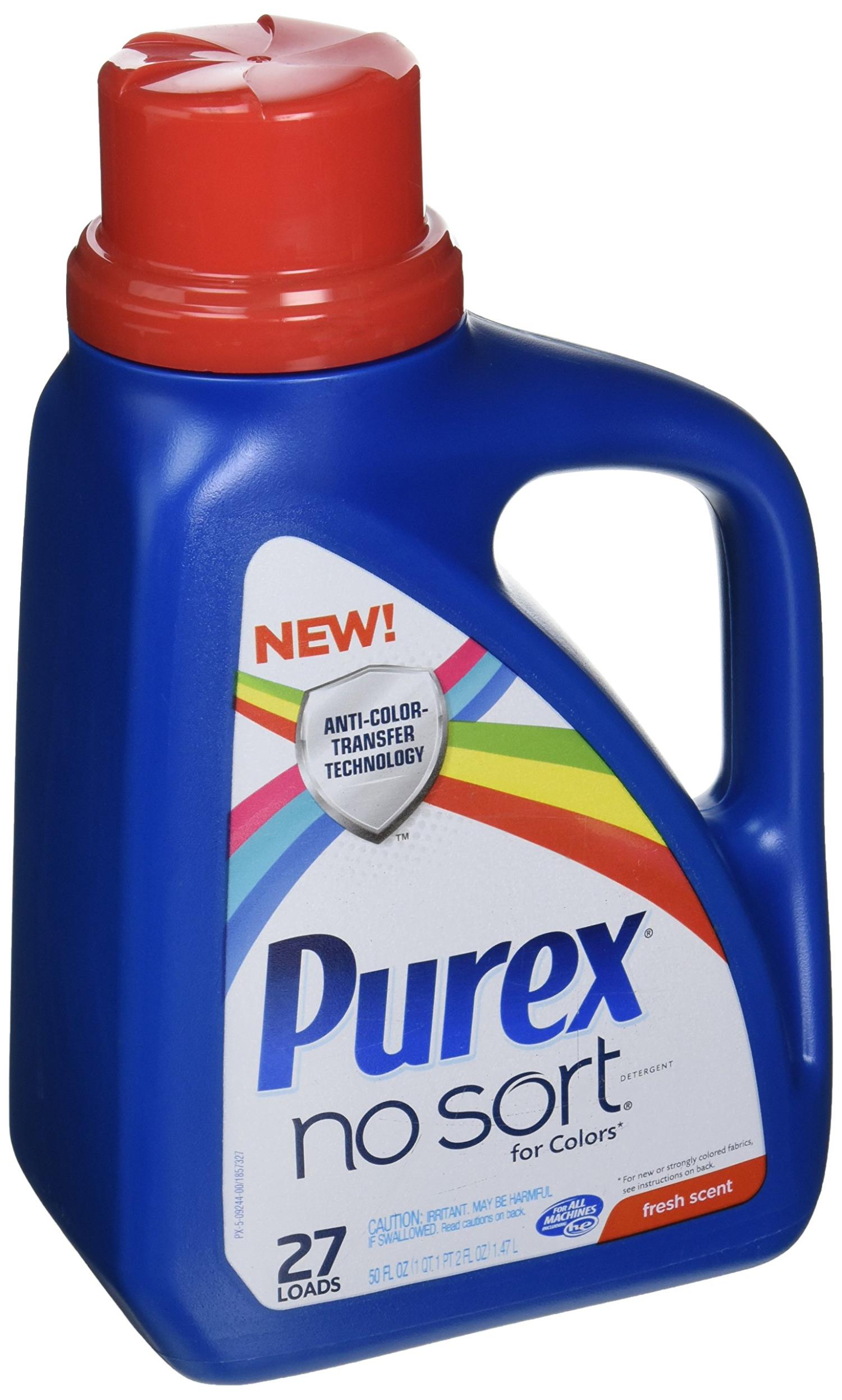 Purex No Sort for Colors Detergent - Fresh Scent 27 Loads | Optimal ...