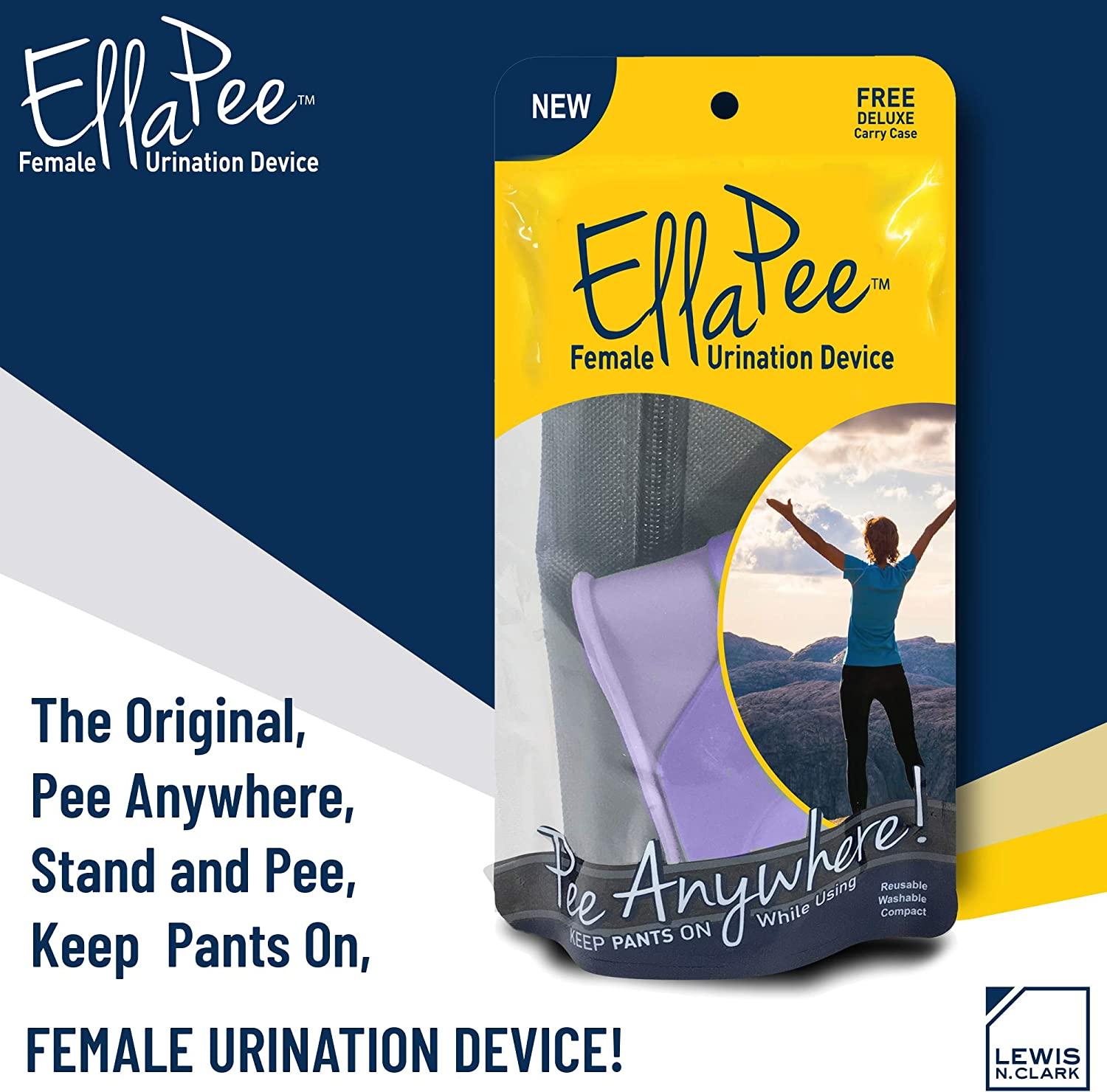EllaPee Women's Urinal Funnel - Medical Grade Silicone, Reusable Female ...