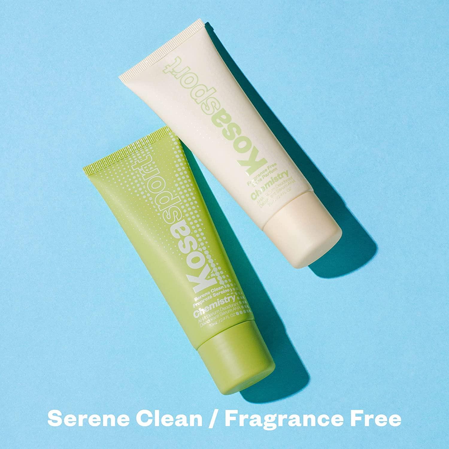 Kosas Chemistry Deodorant | BO-Fighting AHA Serum (Serene Clean ...