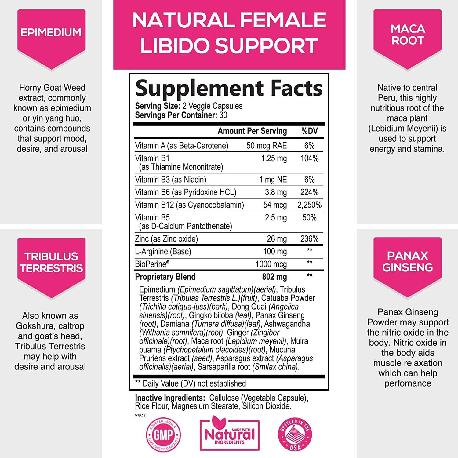 Libido Booster for Women - Female Libido Supplement - Intimacy Vitamins ...