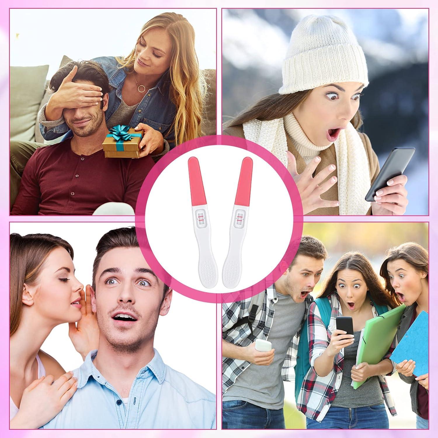 Cerolopy 2pcs Fake Positive Pregnancy Test - Prank Practical Jokes Toy ...