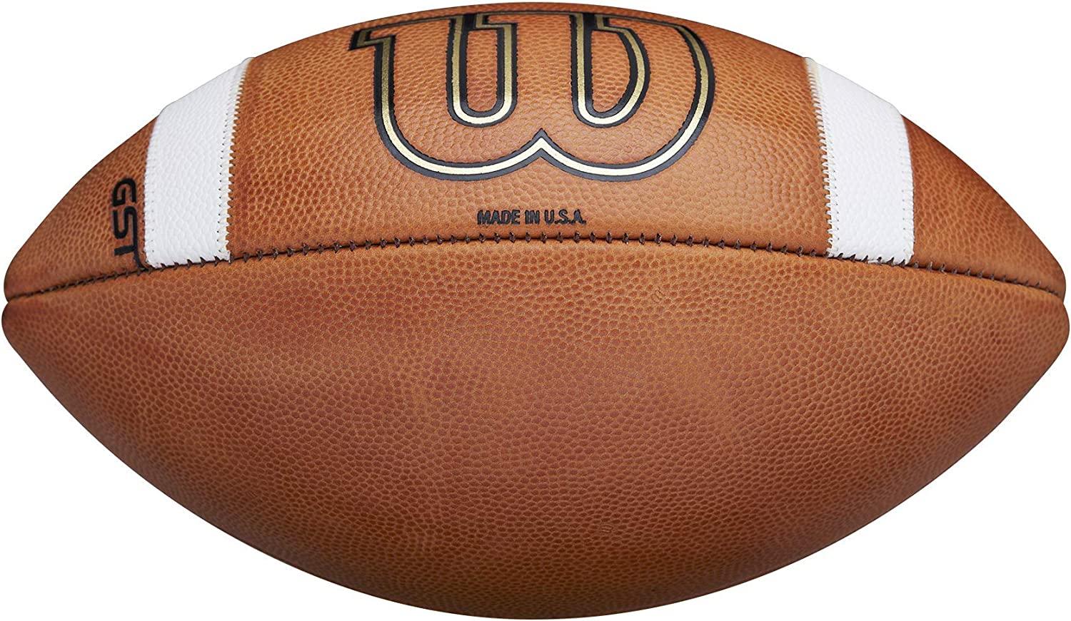 WILSON GST Game Football - Official Game Ball for Peak Performance ...
