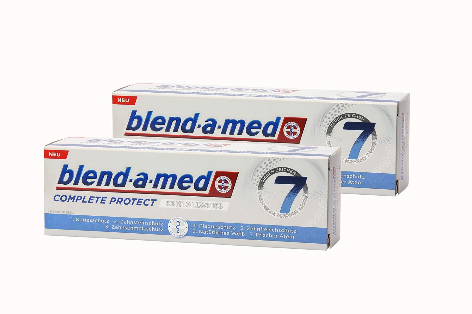 Buy Blend-a-Med Complete Protect Crystal White Toothpaste 75ml - 7 ...