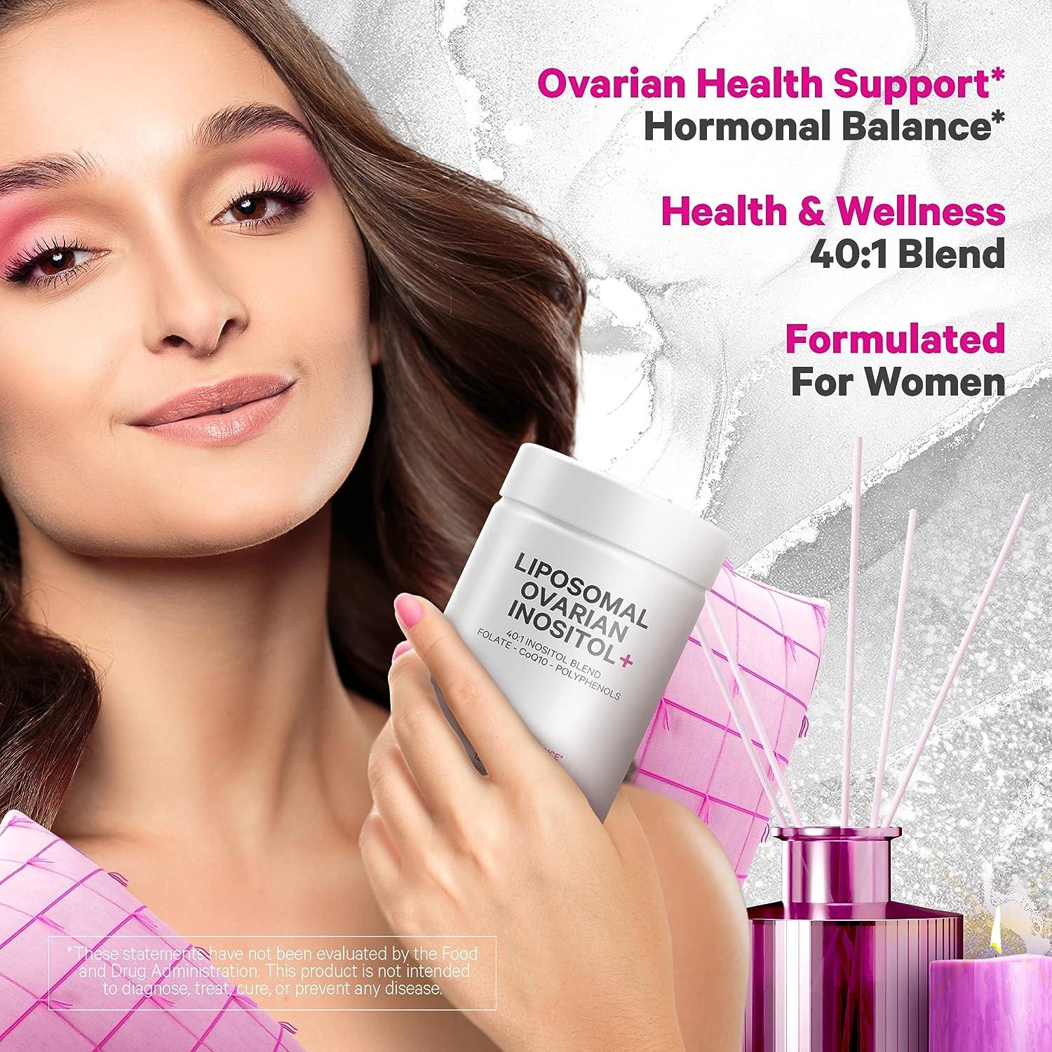 Codeage Liposomal Ovarian Inositol + Supplement - Hormonal Balance ...