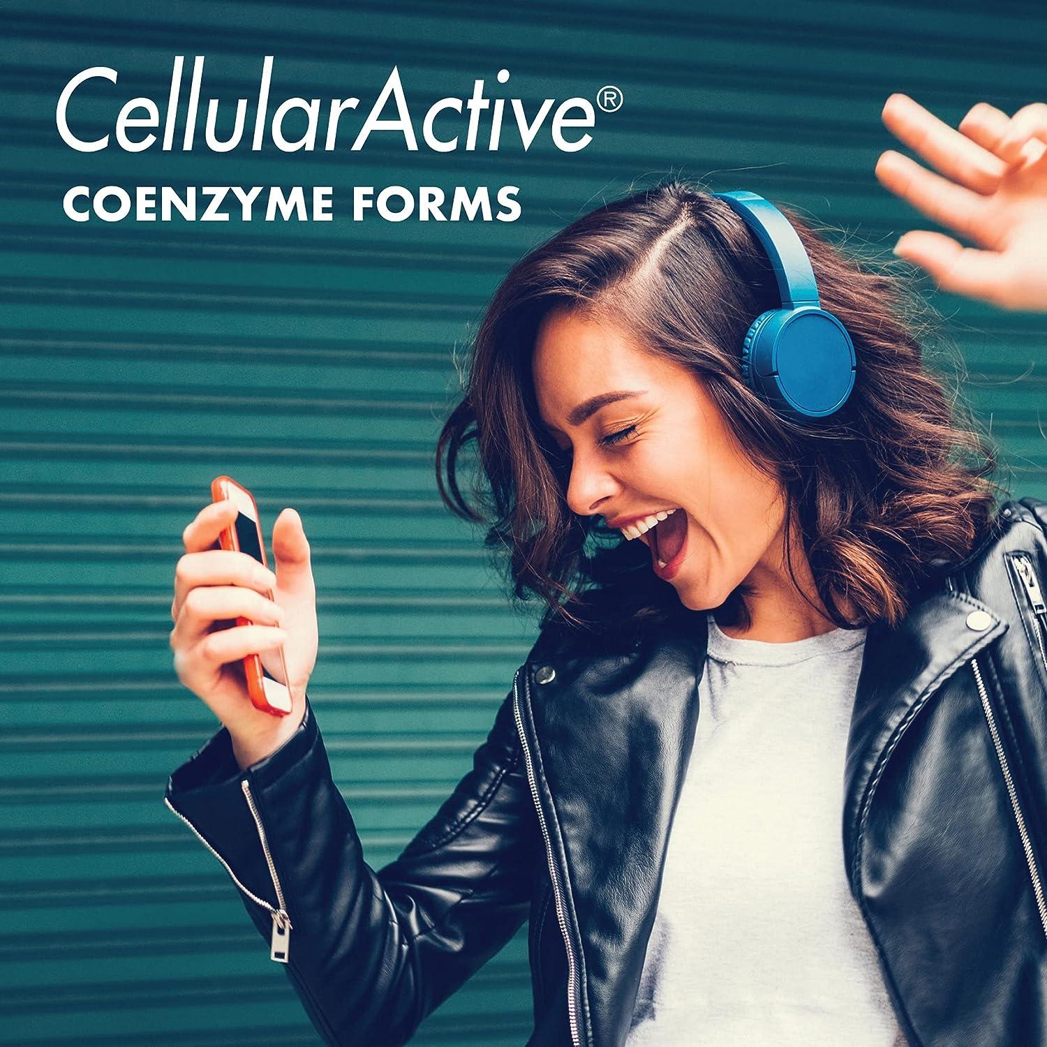 Bluebonnet Cellular Active Coenzyme B-Complex | Full Spectrum B Vitamins | Soy-Free, Gluten-Free ...