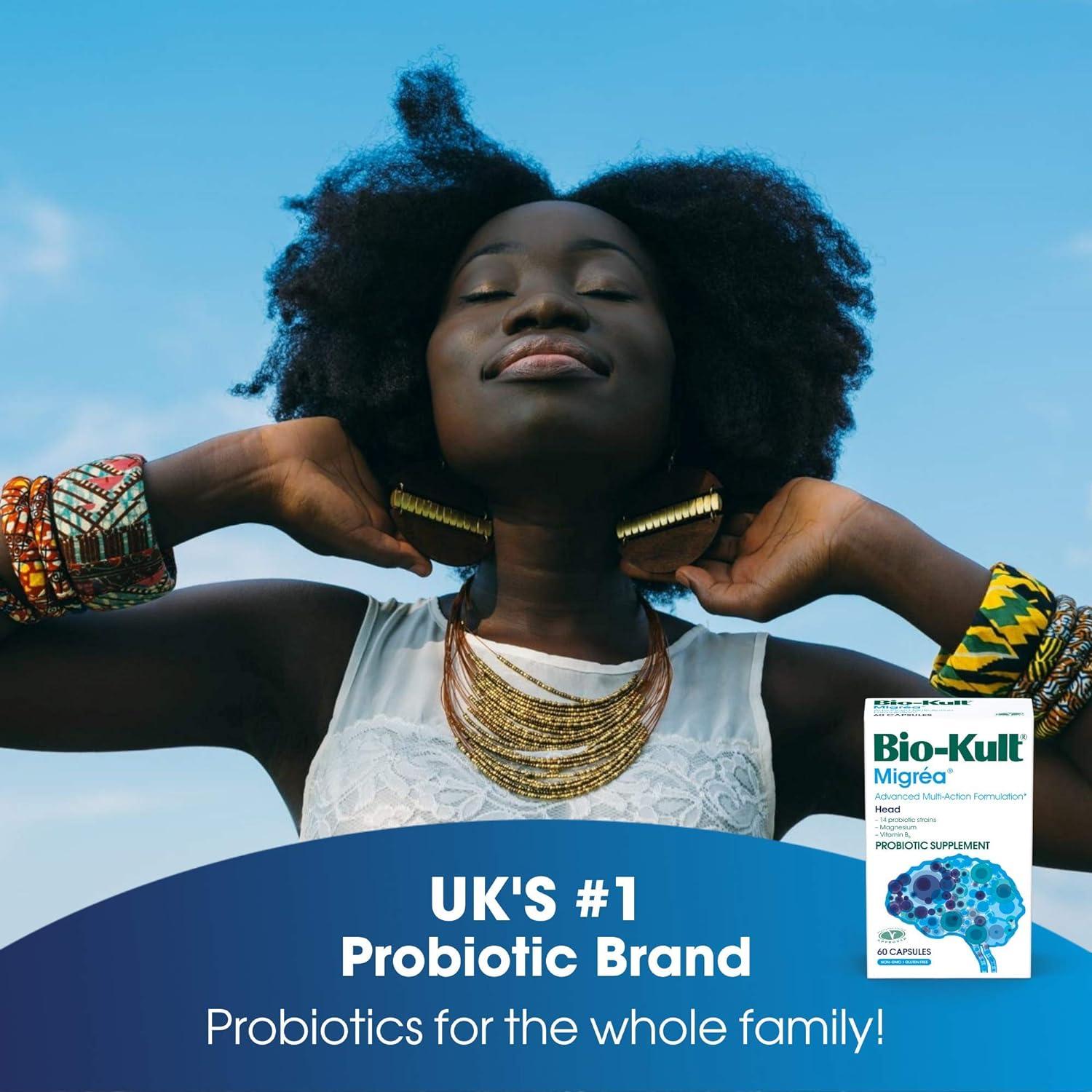 Bio-Kult Migr Advanced MultiStrain Probiotics with Magnesium Citrate ...