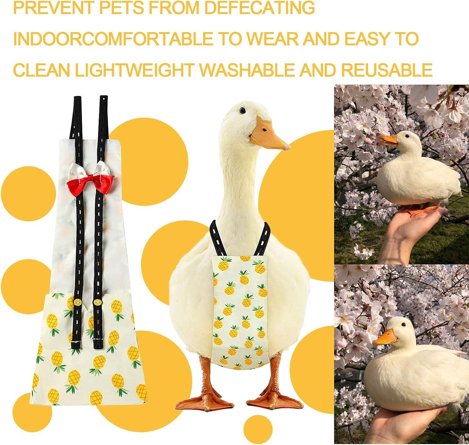 CDIYTOOL Chicken Duckling Diapers 3 Pack Pet Poultry Diapers Washable ...