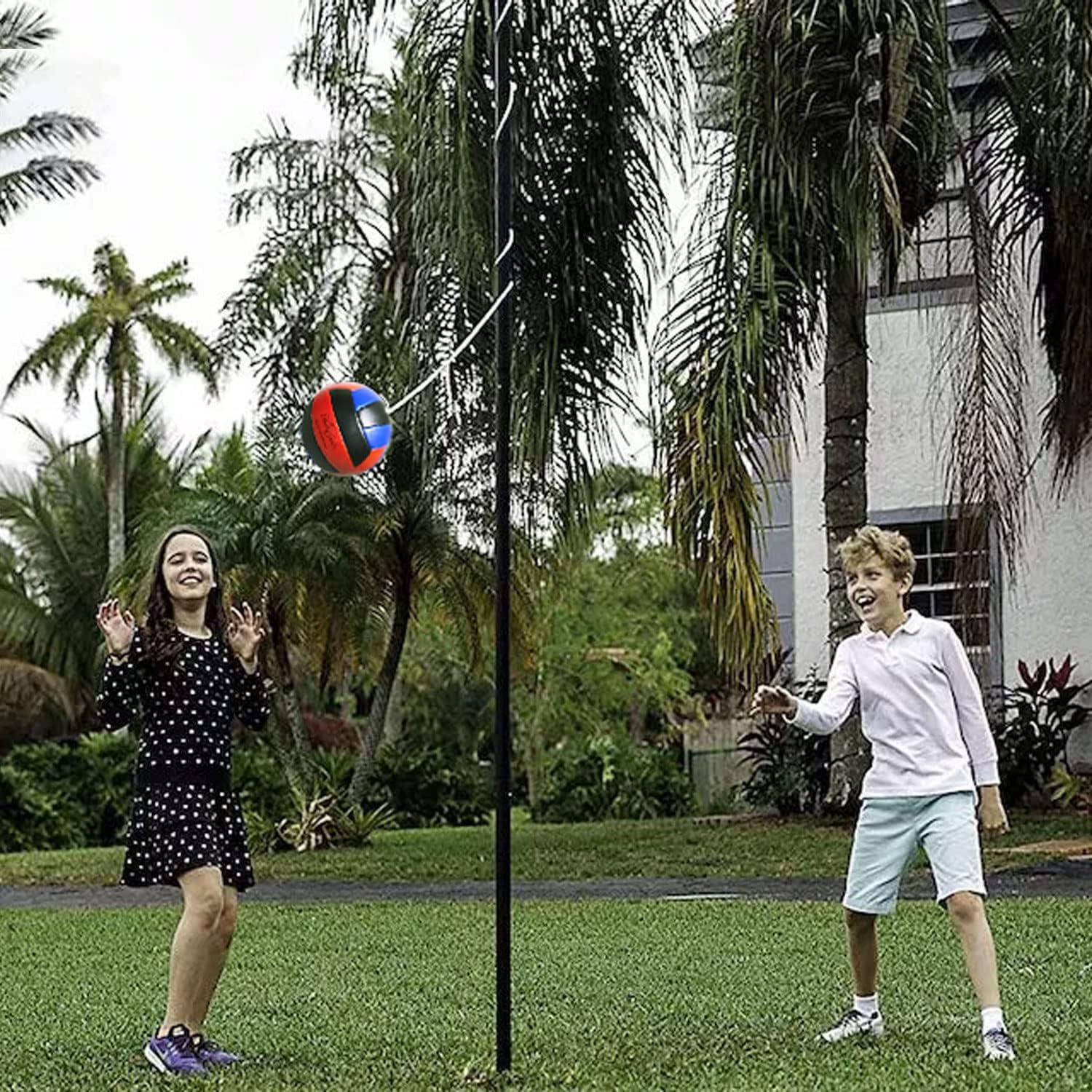 YDDS Tetherball Ball and Rope Set with Carabiner - Replacement Ball for ...