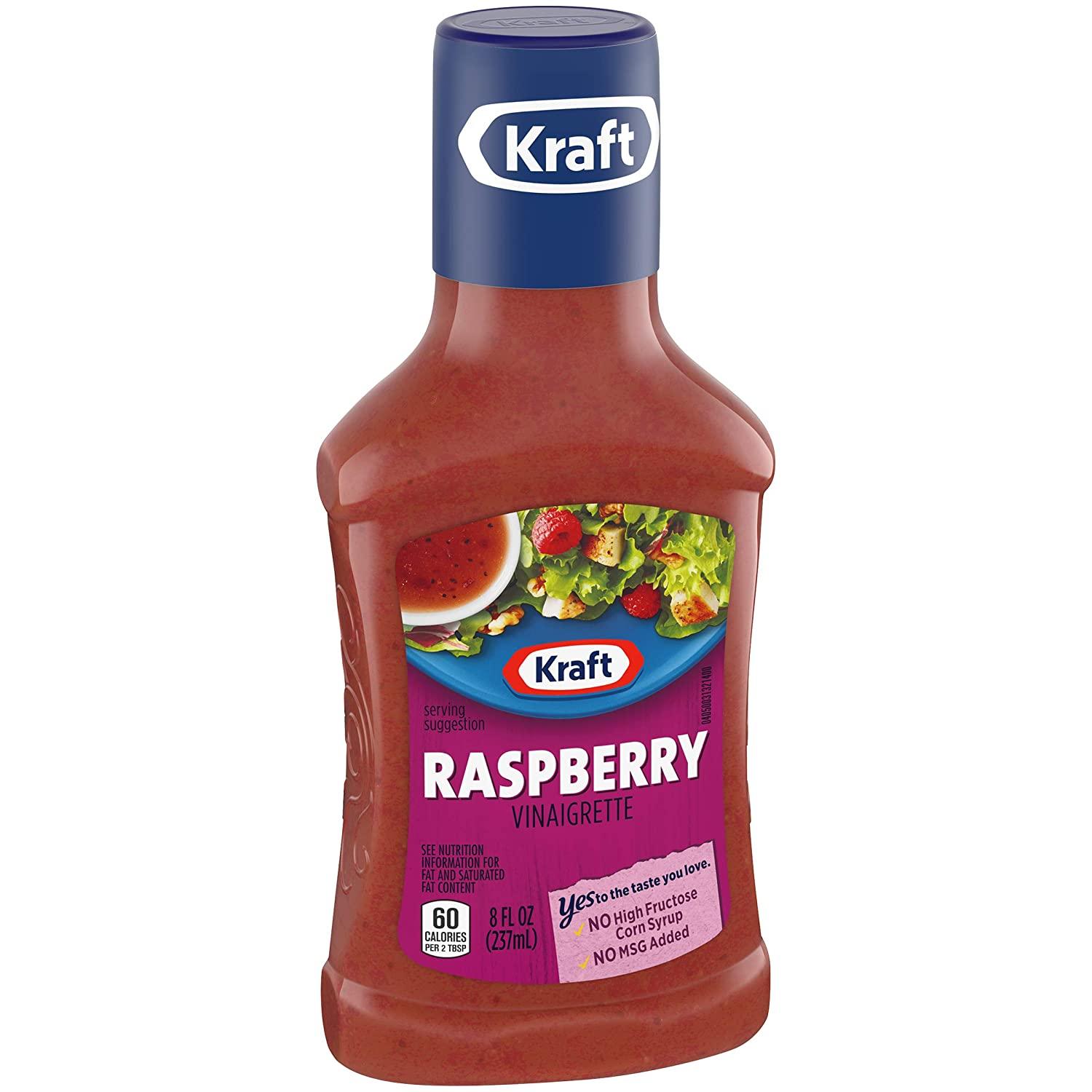 Kraft Raspberry Vinaigrette with Poppy Seeds Dressing 8 fl oz ...