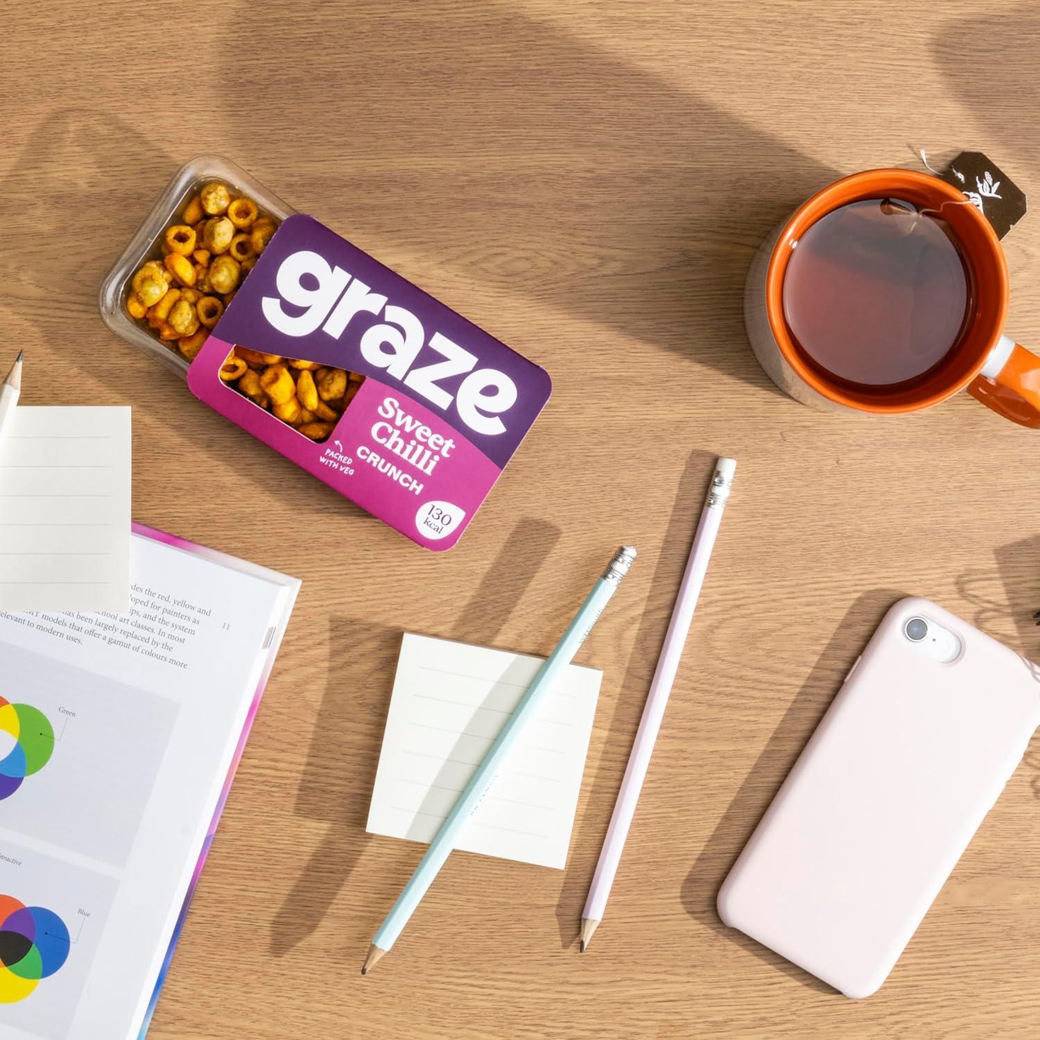 Graze Vegan Savoury Healthy Snacks - High Protein & Fibre - Salt ...