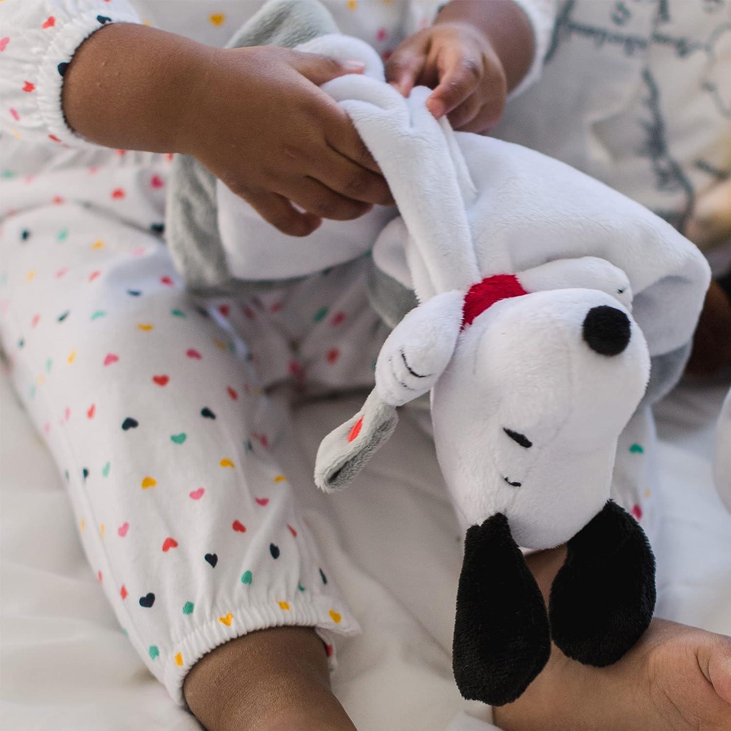 Animal Adventure Peanuts Snoopy 3-Piece Baby Bundle: Rattle, Lovie ...
