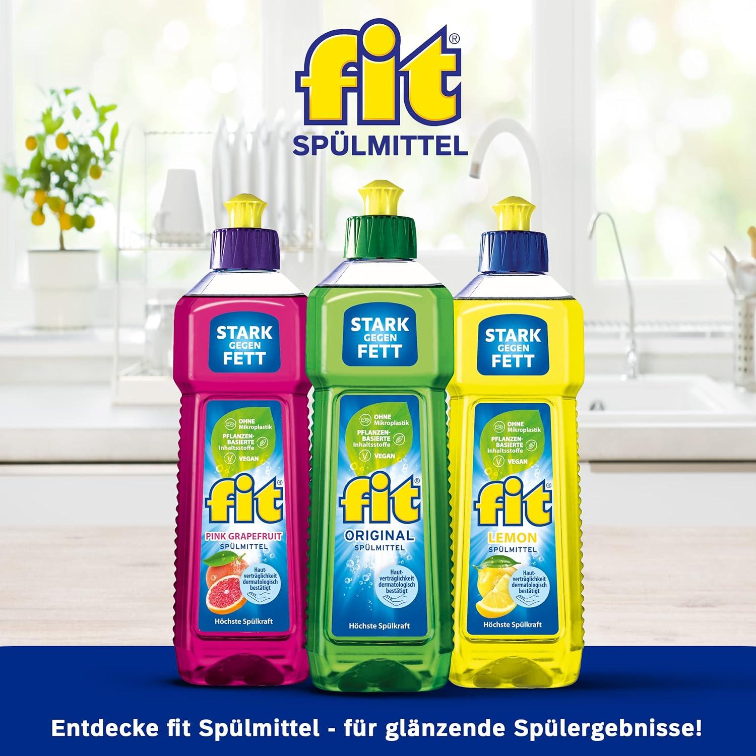 Fit Dishwashing Liquid 500ml - Vegan Skin-Friendly & Sustainable Hand ...