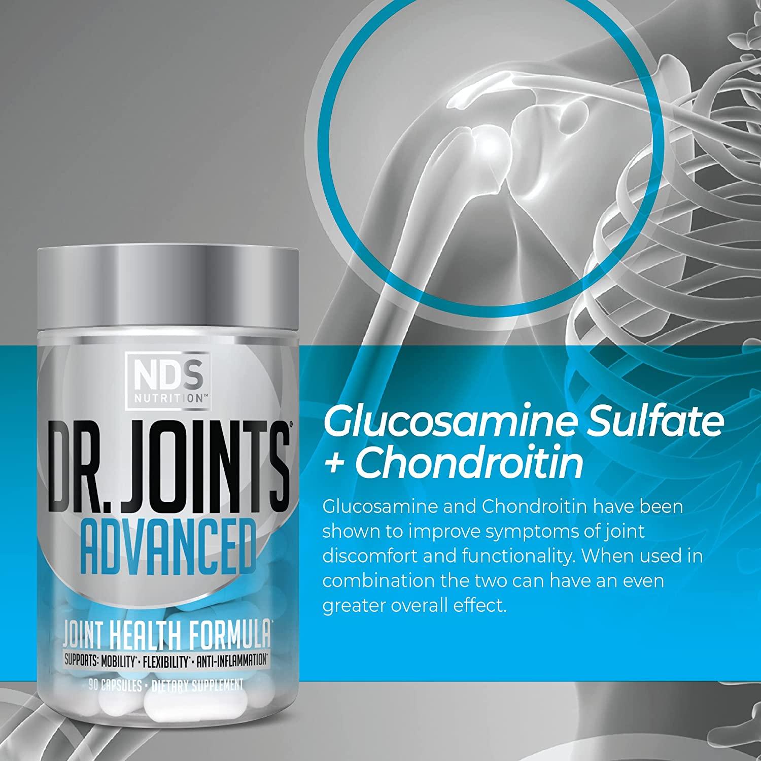 Dr. Joints Advanced Joint Health Formula with FruiteX-B, Glucosamine ...