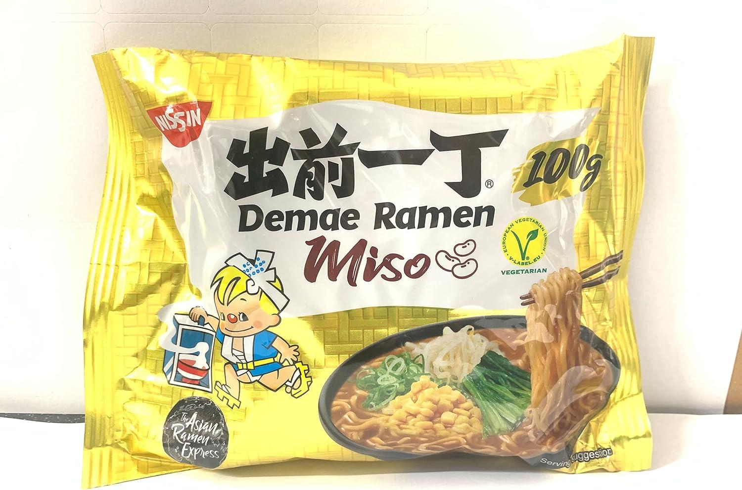 SPICEHUB Nissin Instant Noodle MISO Flavour 100g x 10 Packs | Buy Now with Express International ...