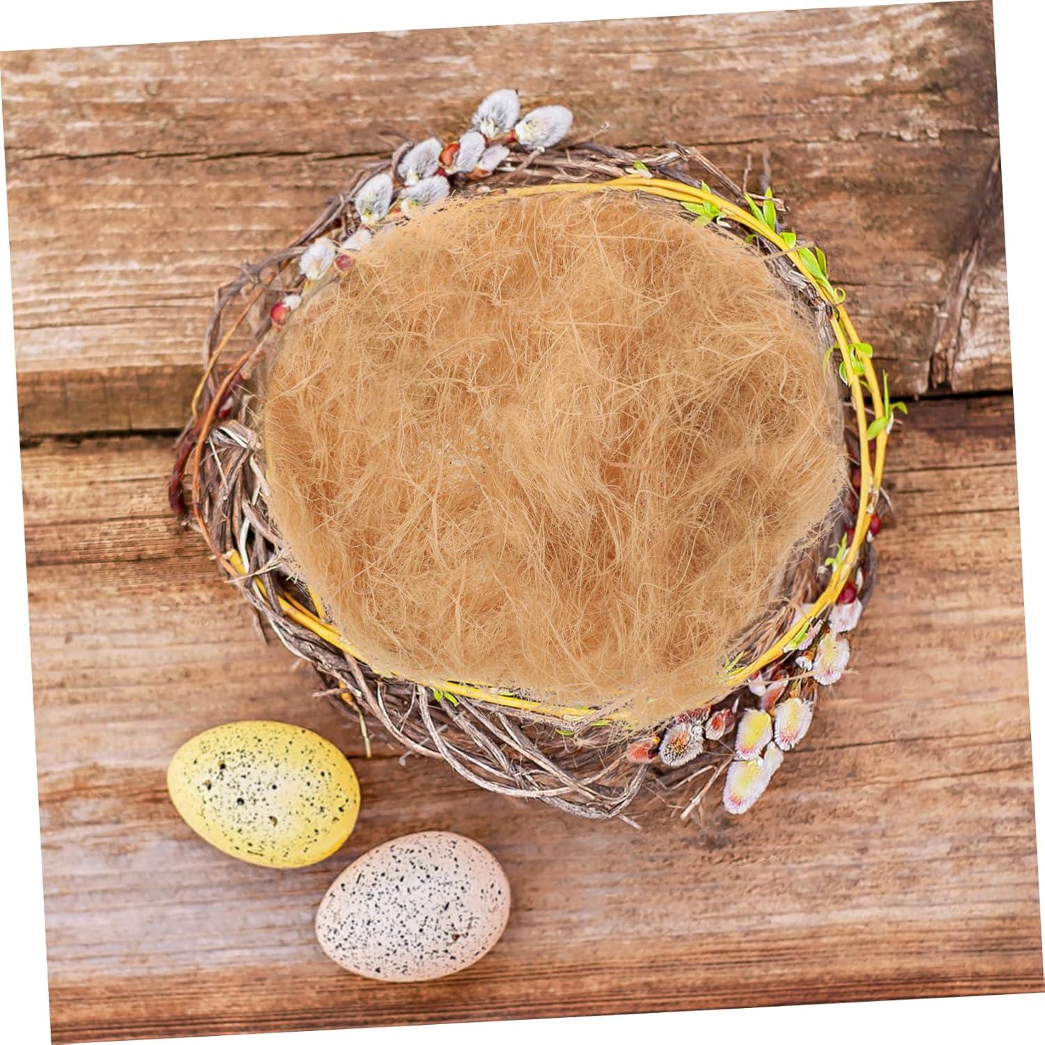 Yardwe 3-Pack Vogelnester Accessories - Premium Bird Nesting Materials ...