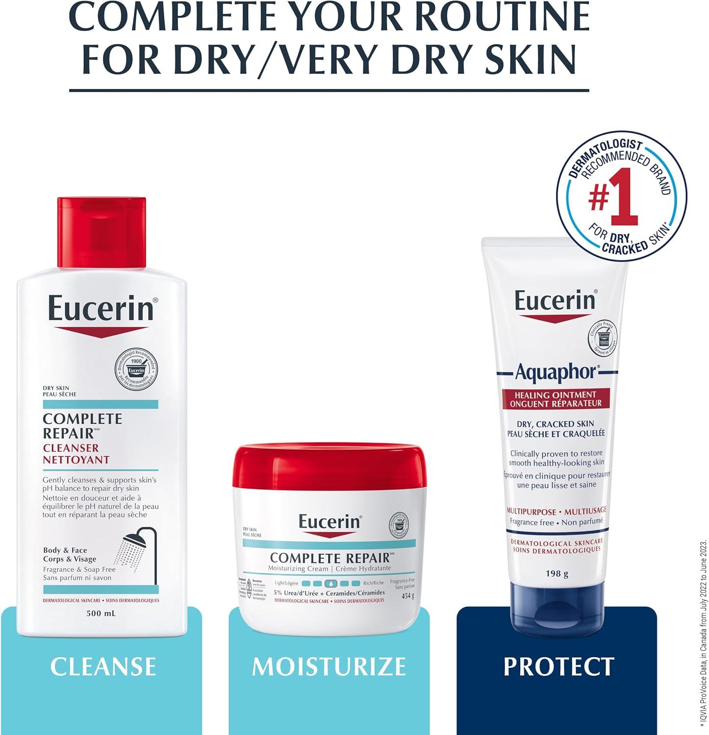 EUCERIN AQUAPHOR Healing Ointment for Dry Skin and Cracked Skin 99g ...