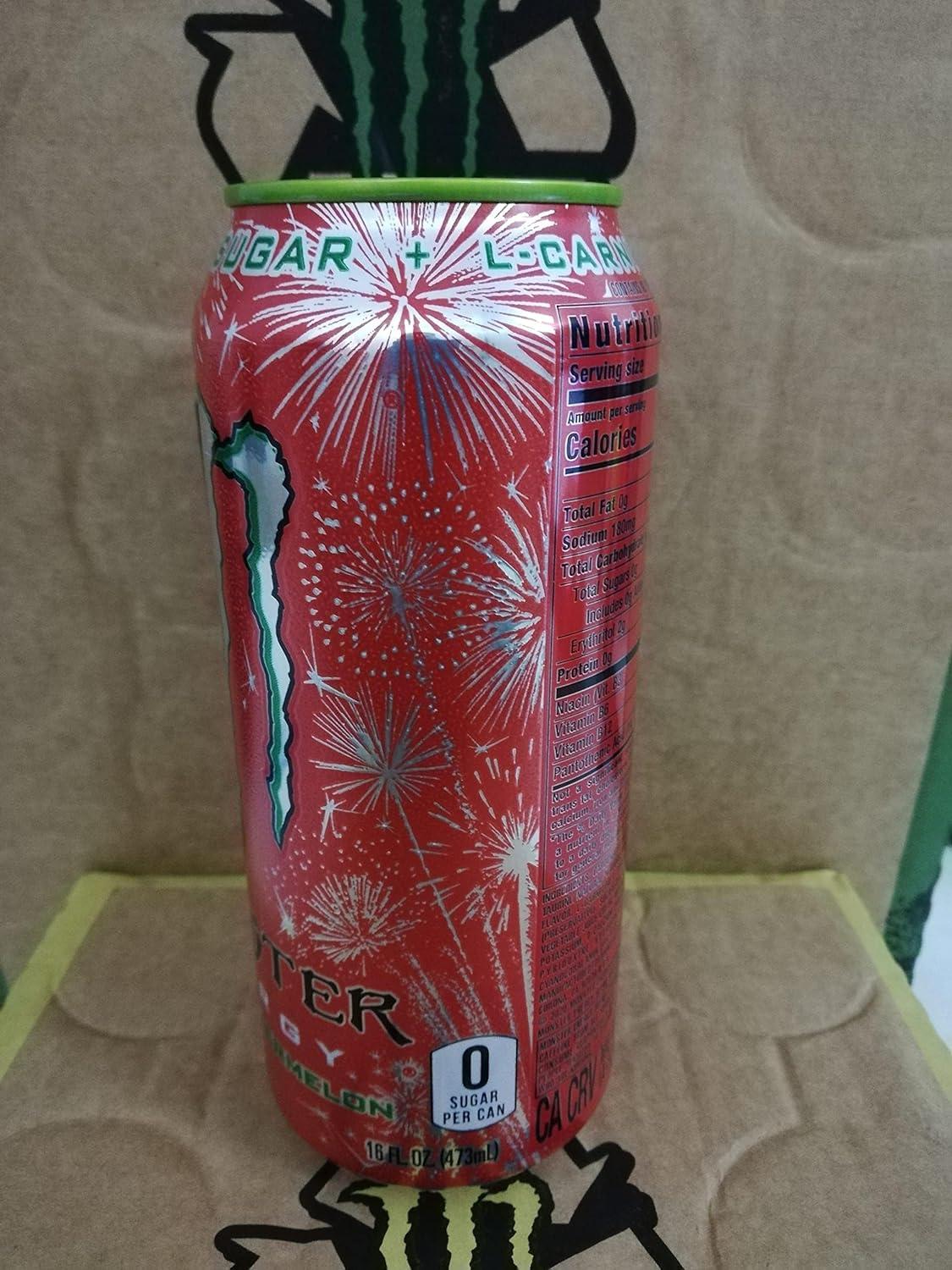 12 Pack Monster Energy Ultra Watermelon 16oz - Refreshing Watermelon ...