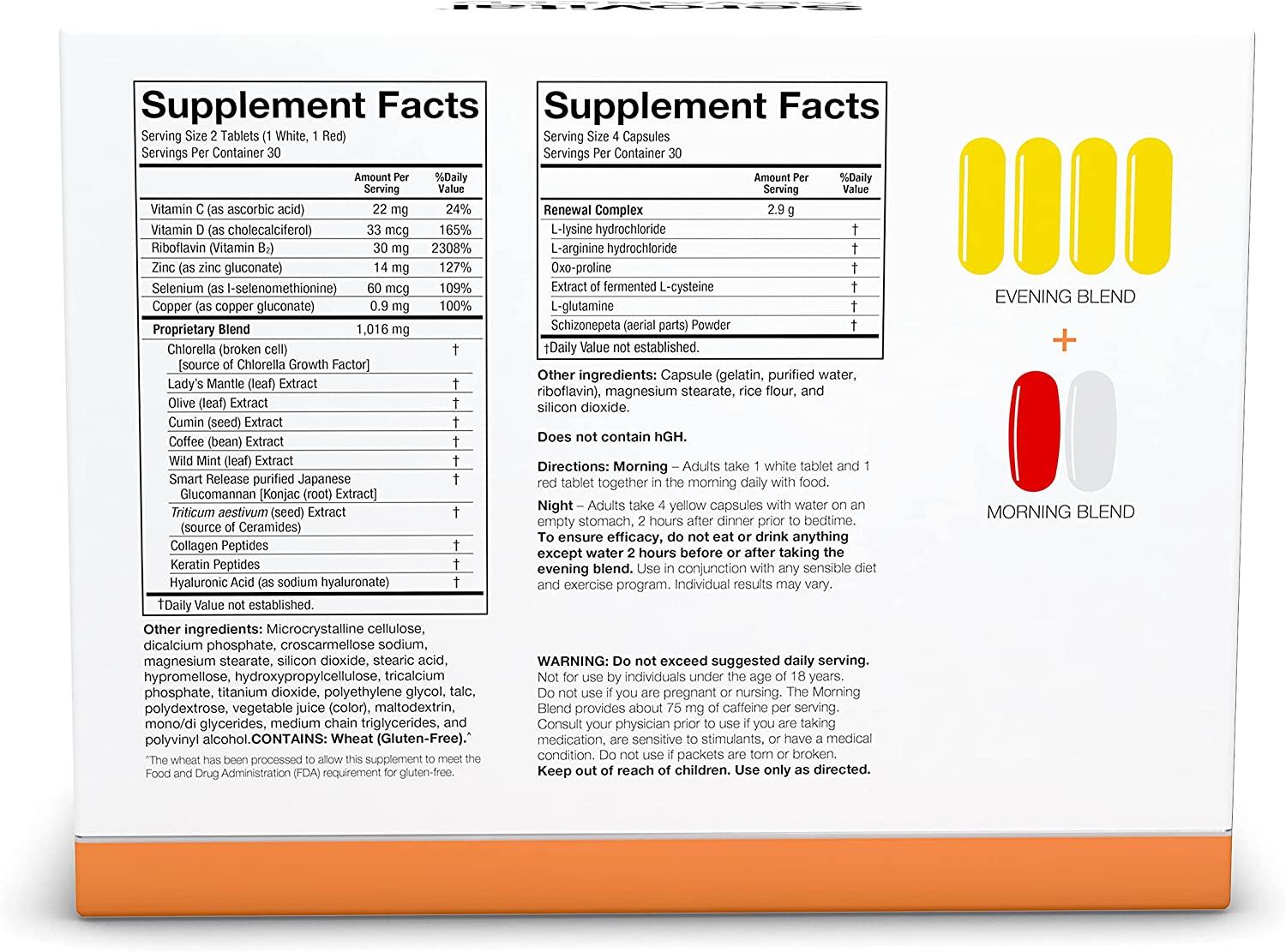 SeroVital Advanced for Women - Anti Aging & Renewal Supplements - Skin ...