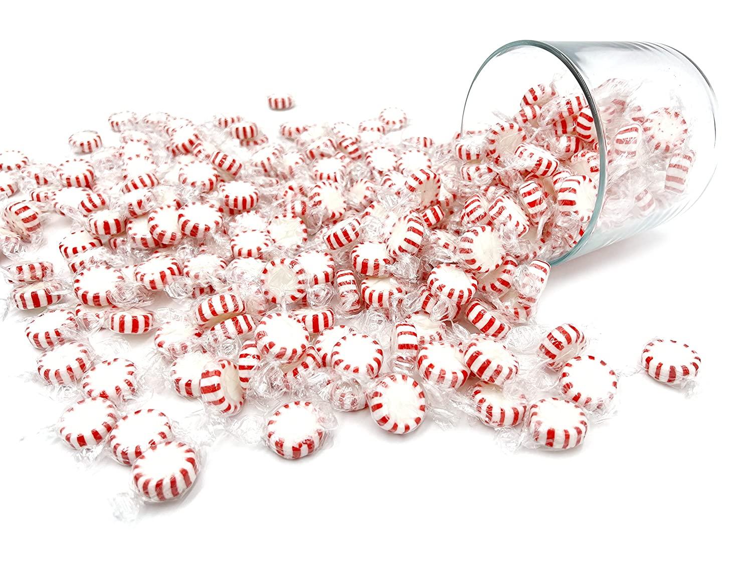 LaetaFood Arcor Starlight Peppermint Hard Candy, Individually Wrap ...