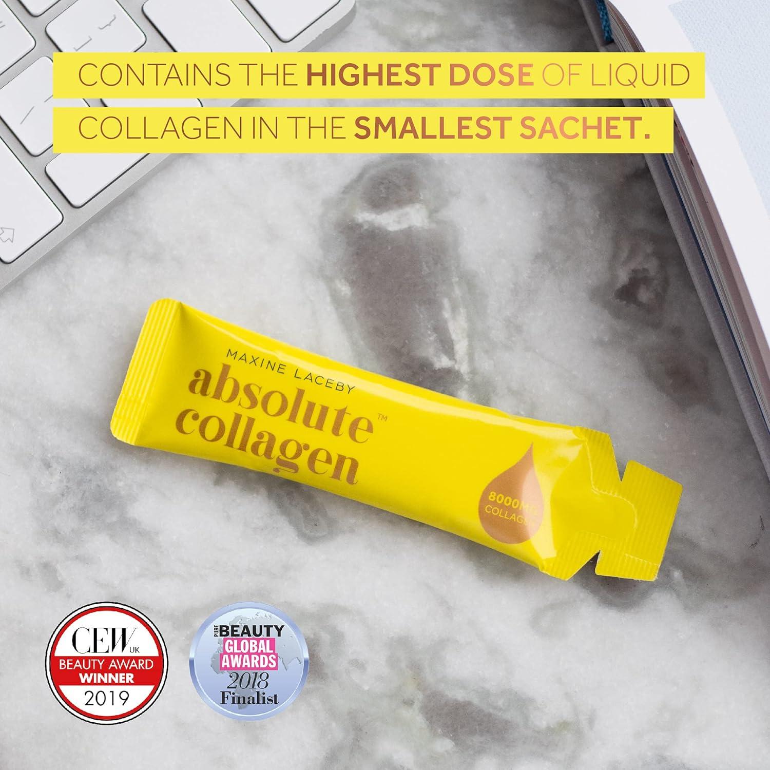 Absolute Collagen Marine Liquid Supplement for Women - 8000mg Collagen ...