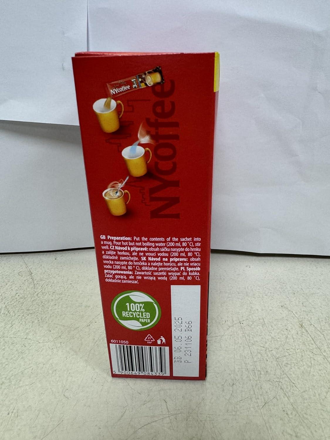 NY Coffee 3in1 Coffee Sachets 140g (10 Sachets) - Box of 8 (Total 80 ...