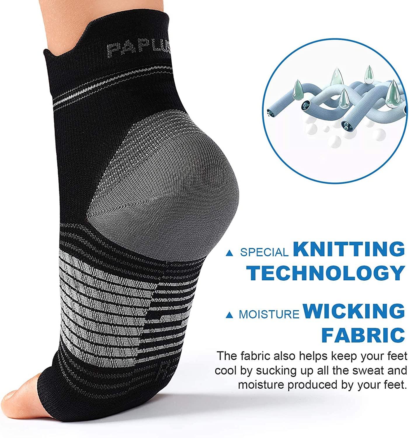 Plantar Fasciitis Sock (6 Pairs) - Compression Foot Sleeves for Men and ...