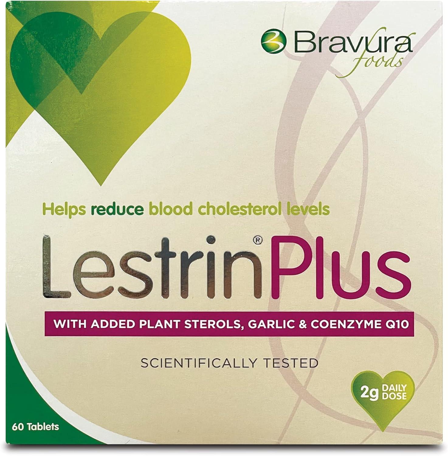 Lestrin Plus 60 Tablets - Vanilla Flavour Food Supplement with Plant ...