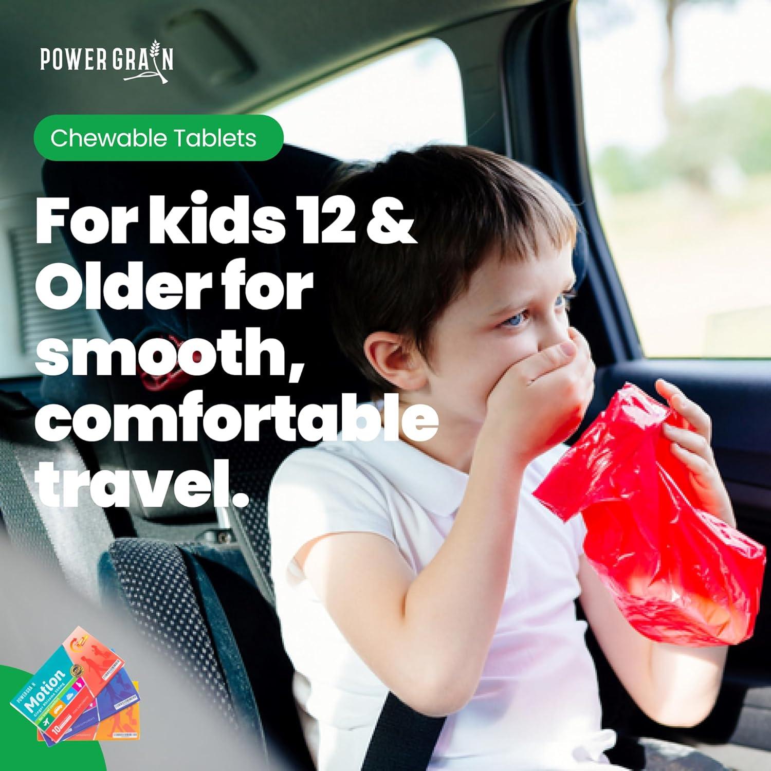 Non-Drowsy Motion Sickness Tablets | 500mg Chewable Ginger Rhizome ...