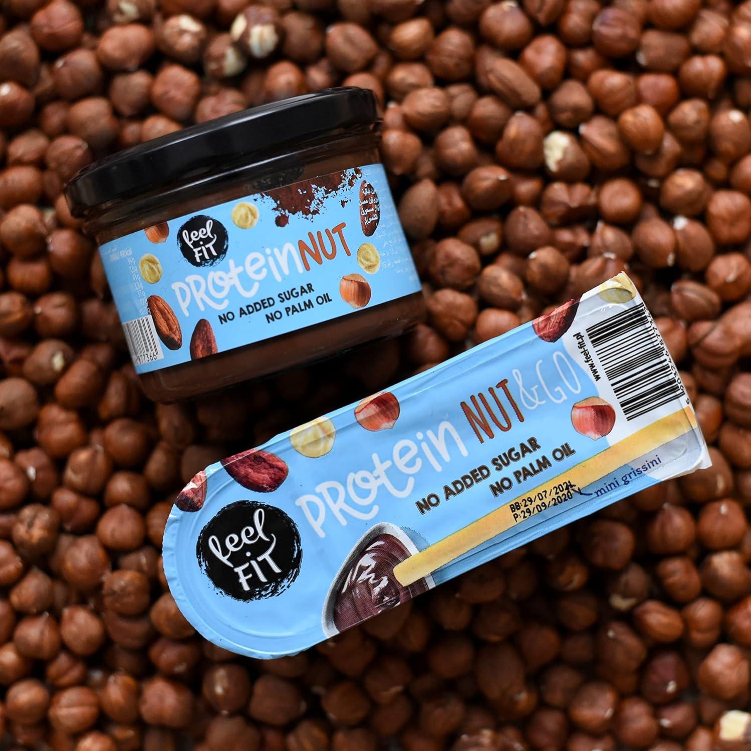 Feel Fit Protein Grissini - Sugar-Free Hazelnut Cocoa Cream & Crispy ...