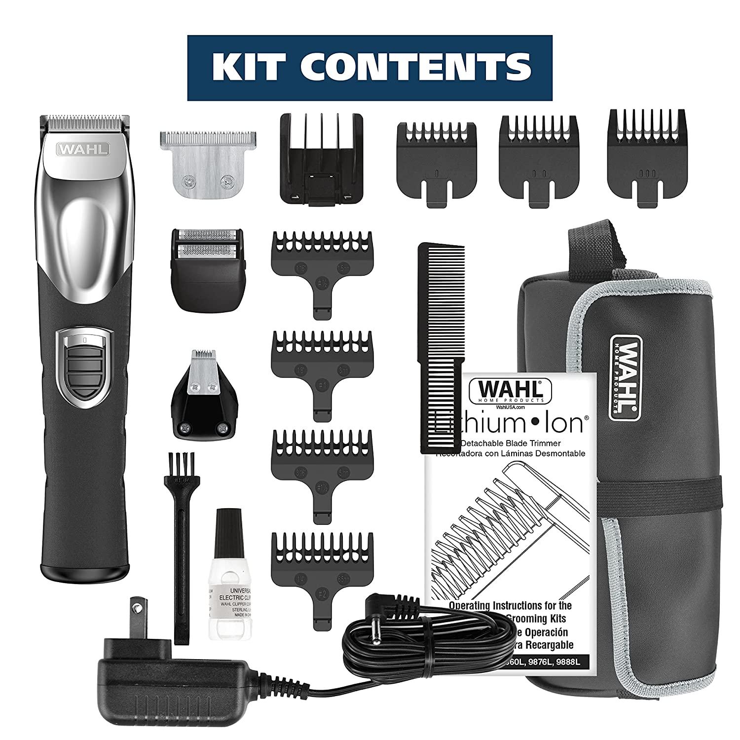 Lithium-Ion All-in-One Beard Trimmer & Shaver Kit - Model 9854-600B ...