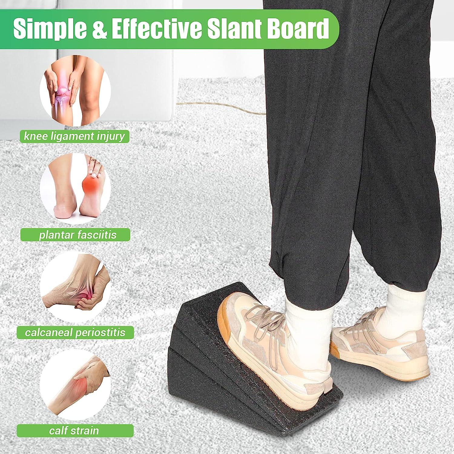 Adjustable Slant Board for Calf Stretching | 5 Angles Foot Stretcher ...