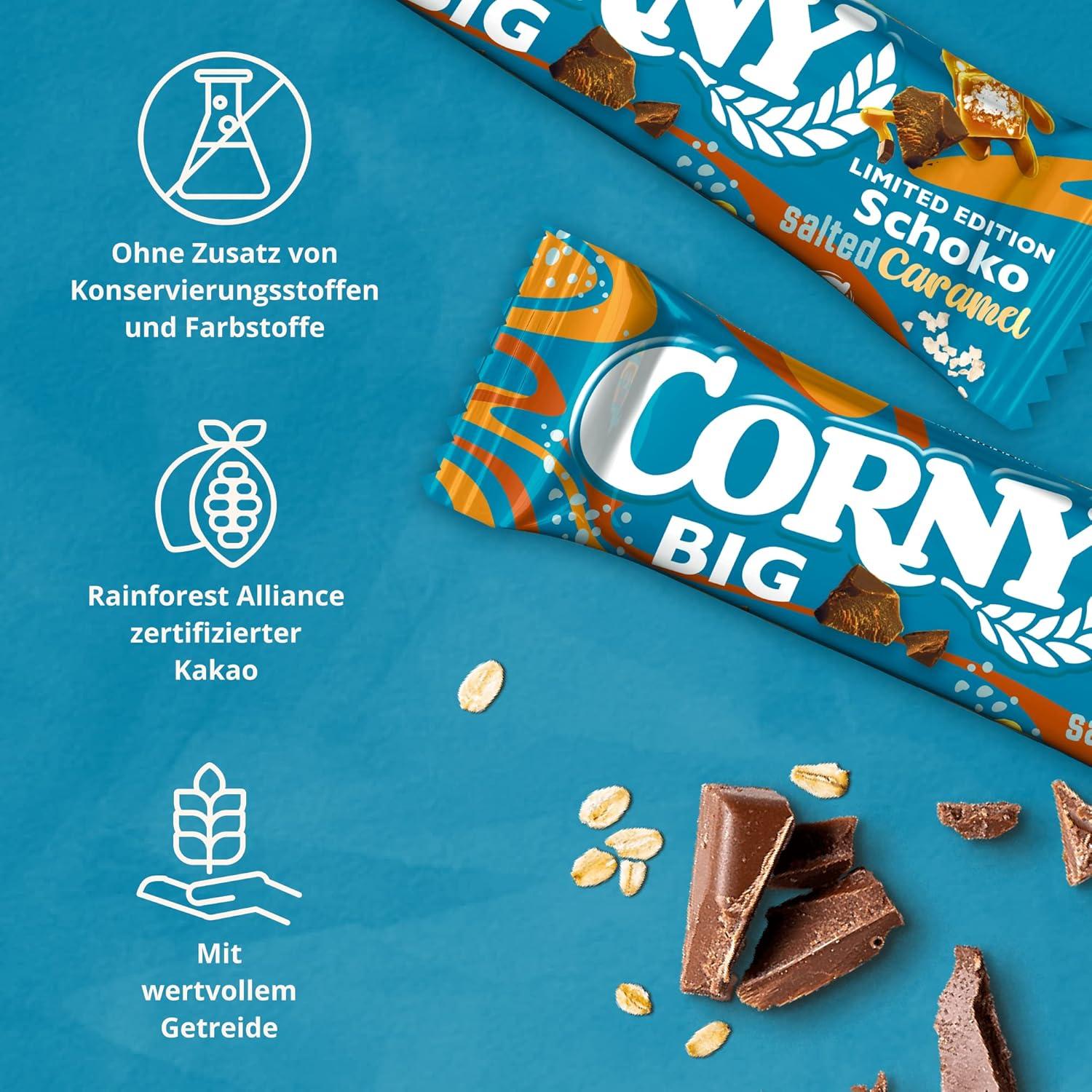 Buy Corny BIG Chocolate Salted Caramel Cereal Bars - 24 Pack (40g Each ...
